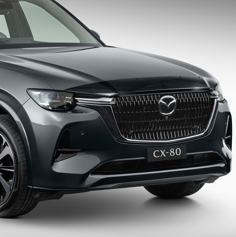 KL11ACBPS - CX-80 Bonnet Protector - Smoked - Mazda Accessories