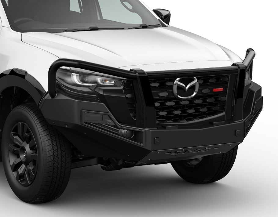 TF11ACBBBH - Bull Bar - Hoops (black) - Mazda Accessories